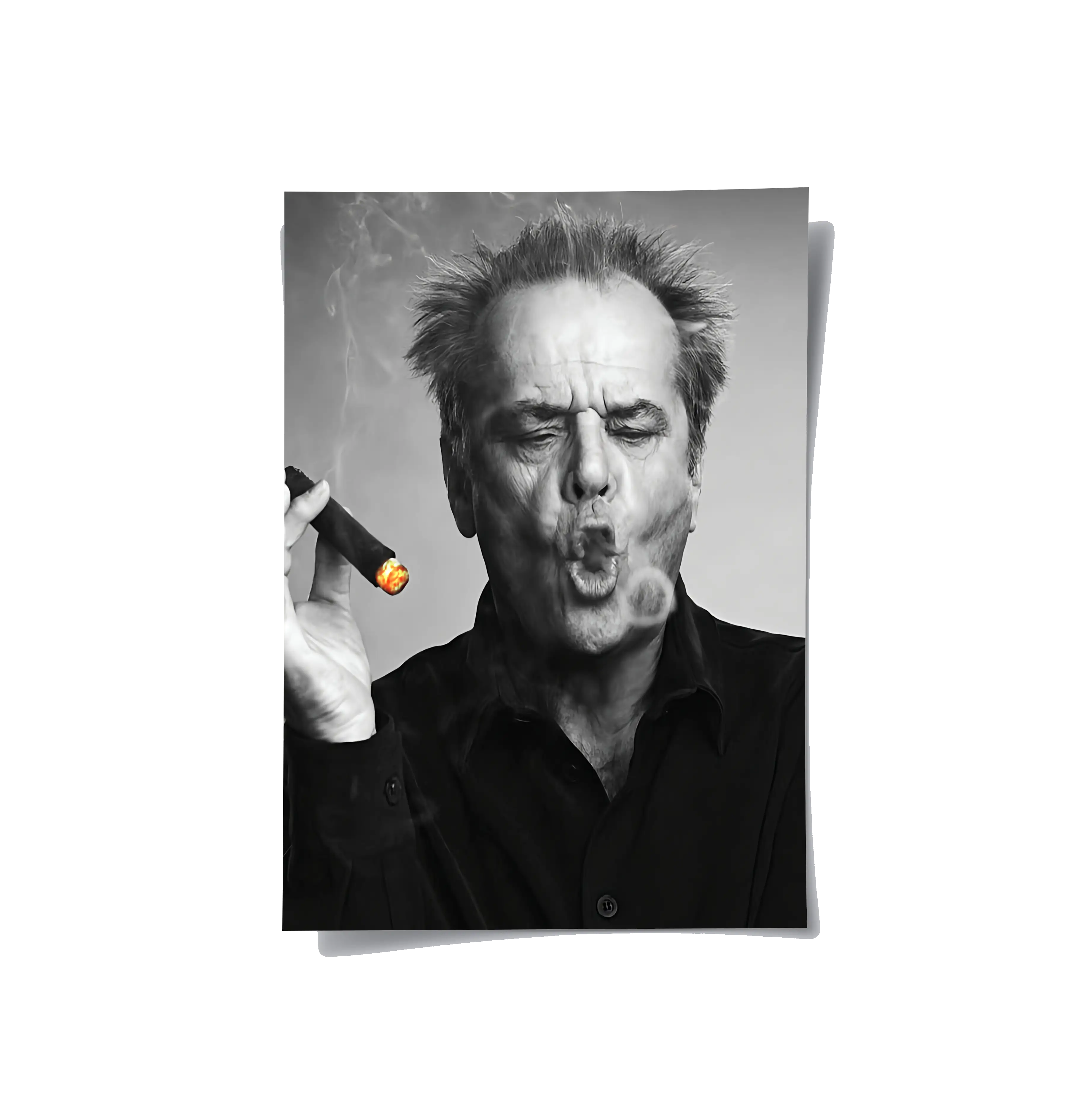 Jack Nicholson Cigar - Poster - Jasmineart.ae