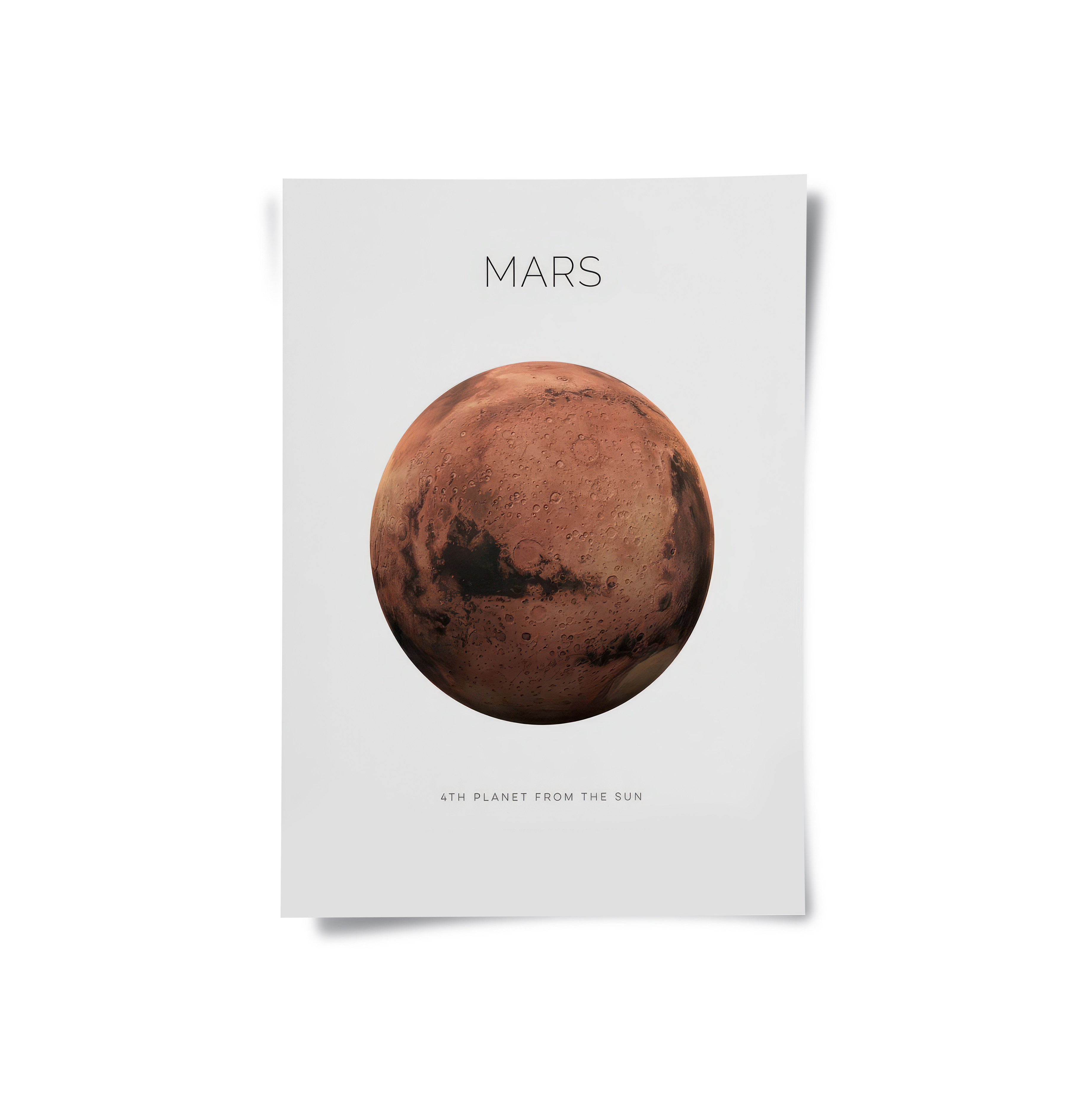 Mars Planet - Poster | Jasmine Art Online Wall Art Store – Jasmineart.ae