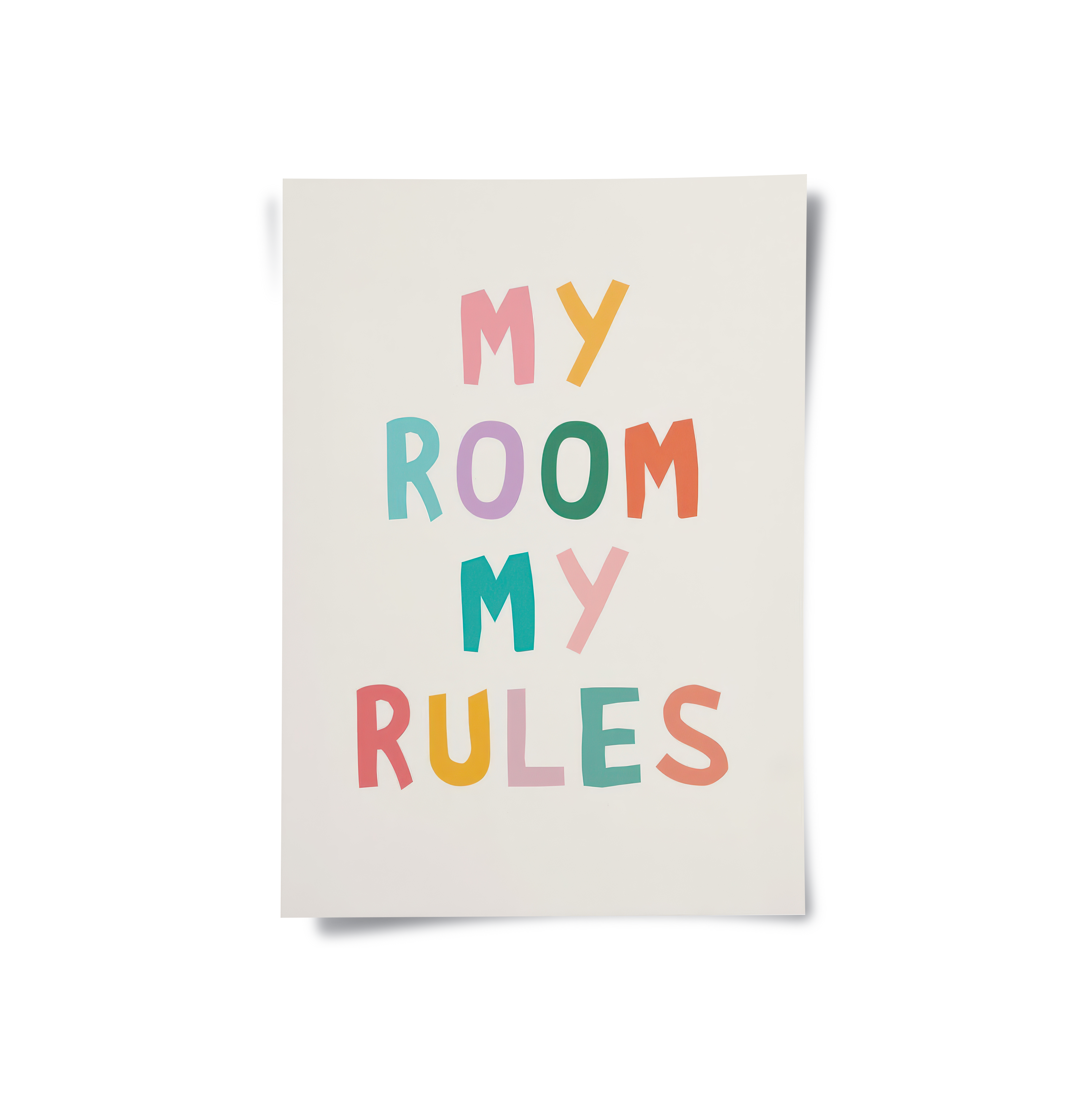 My room my rules - Poster | Jasmine Art Online Wall Art Store ...
