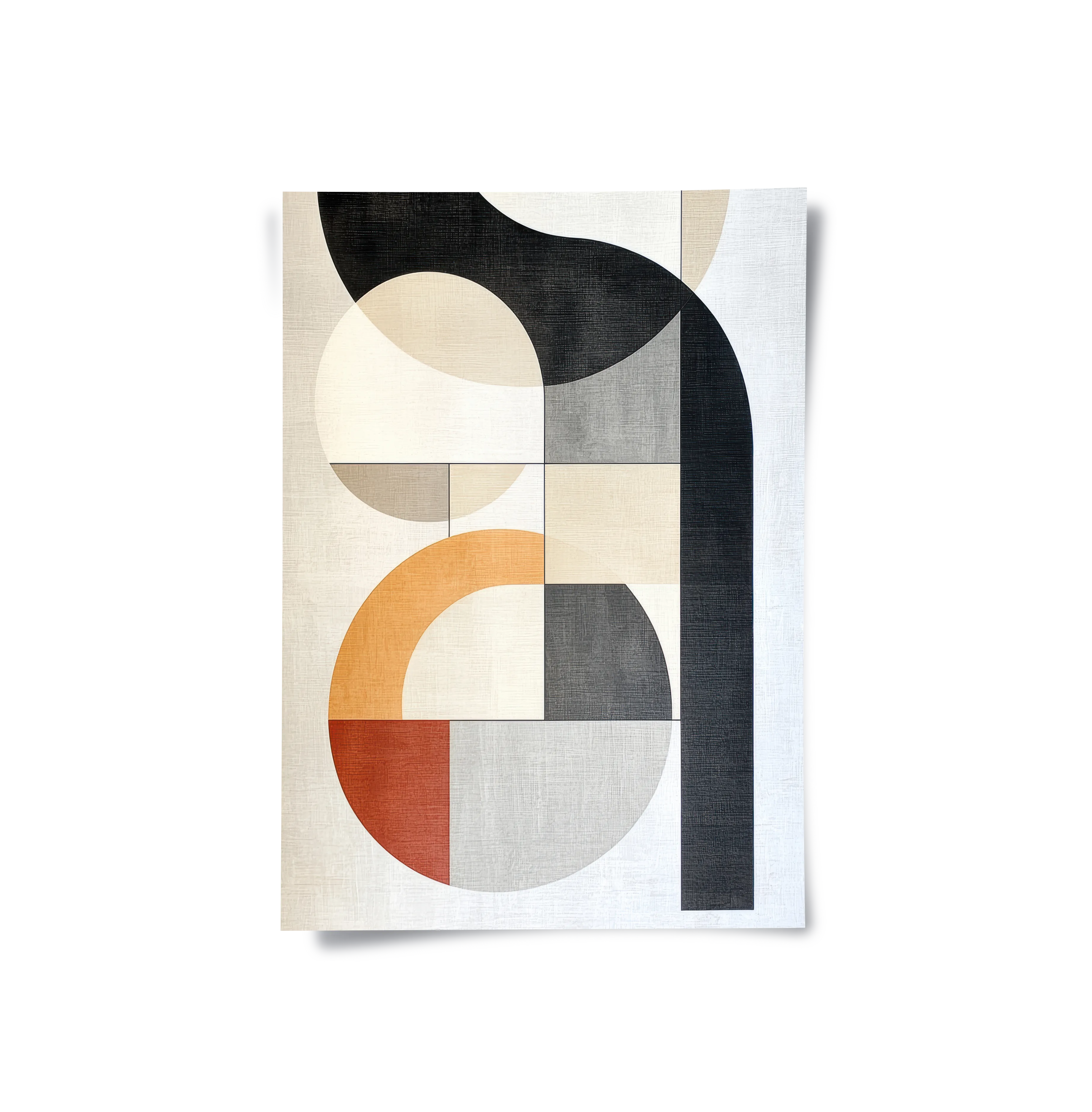 Structured Harmony - poster – Jasmineart.ae